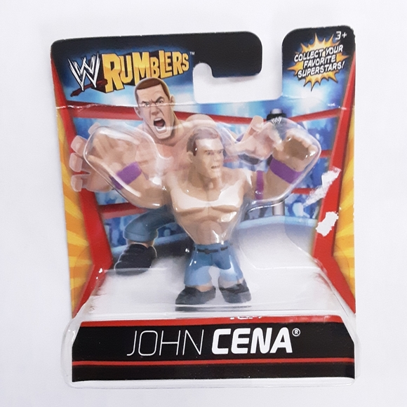 WWE | Toys | Wwe Wrestling Rumblers Series John Cena Mini Figure Purple ...